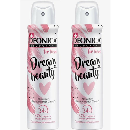 Детский дезодорант Deonica for teens Dream & Beauty, 125 мл, 2 шт.