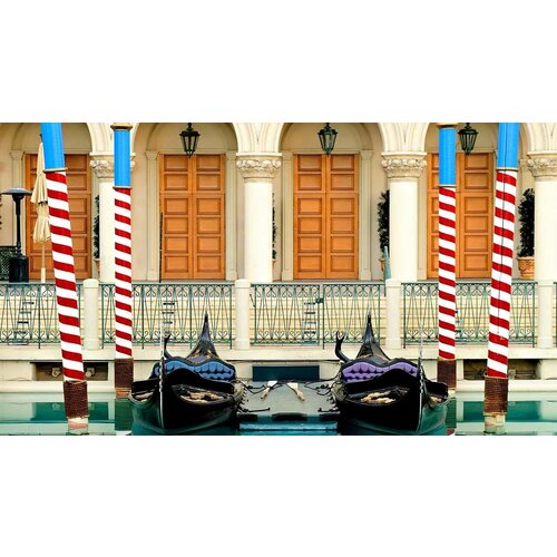 Картина на холсте 60x110 LinxOne "Красивая Венеция" интерьерная для дома / на стену / на кухню / с подрамником