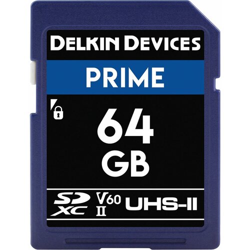 Карта памяти Delkin Devices Prime SDXC 64GB UHS-II V60