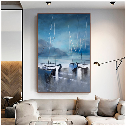 Картина интерьерная на холсте Art. home24 В мечтах о море, 100 x 150