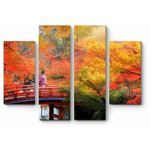 Модульная картина Сны о Японии, Киото 130x98