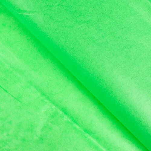 Бумага упаковочная тишью, зеленая, 50 х 66 см 10 шт