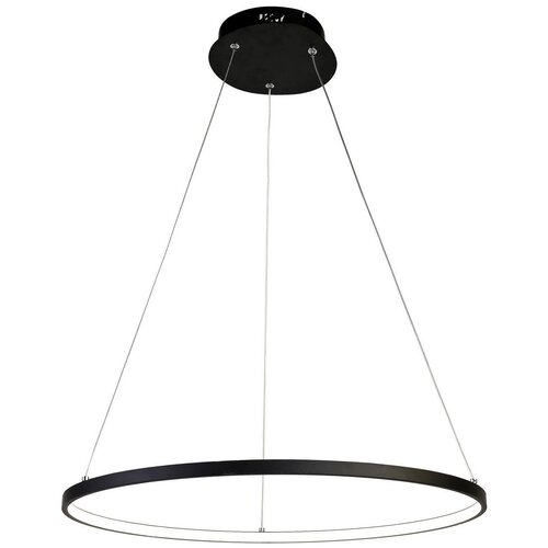 Люстра светодиодная Favourite Giro 1764-6P, 48 Вт, кол-во ламп: 1 шт., цвет: черный