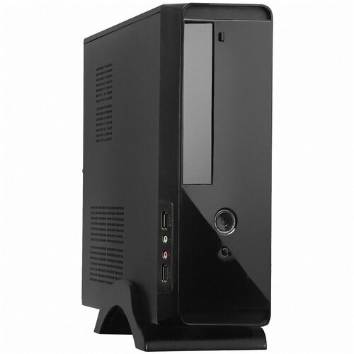 Корпус Desktop ExeGate MI-209-M350 (mini-ITX/mATX, БП M350 с вент. 8см, 2*USB, аудио, черный) EX268699RUS