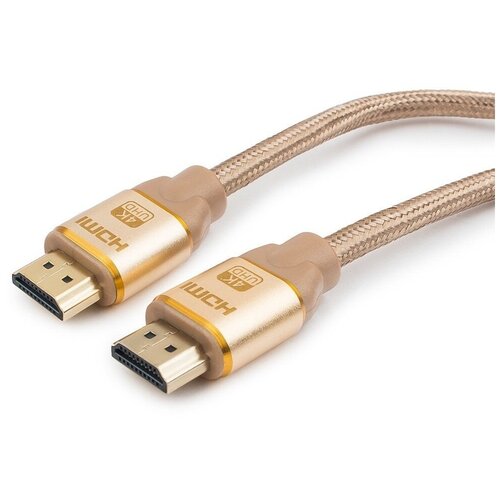 Кабель Cablexpert Gold HDMI - HDMI (CC-G-HDMI03), 4.5 м, золотистый