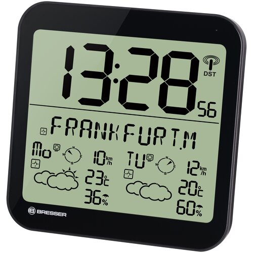 Метеостанция BRESSER MyTime Meteotime LCD, черный