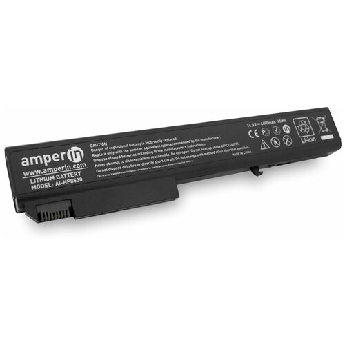 Аккумуляторная батарея Amperin для ноутбука HP EliteBook 8530P 14.8V 4400mAh (65Wh) AI-HP8530