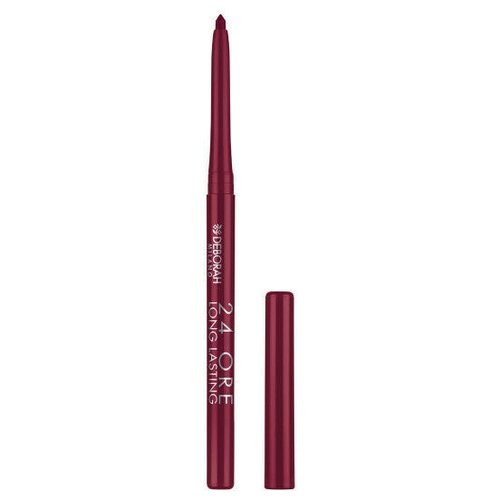 DEBORAH Контурный карандаш для губ 24 ORE Long Lasting Lip Pencil, 03 Violet Raisin