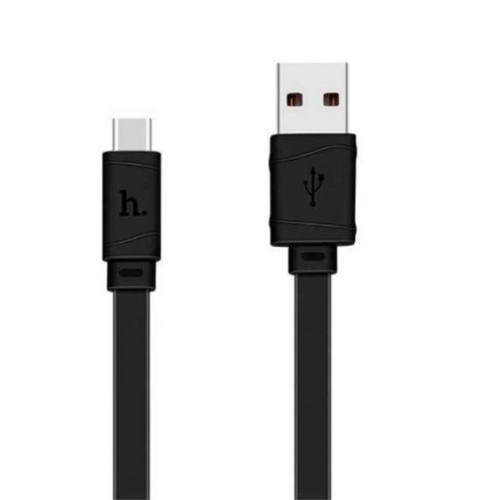 Кабель HOCO X5 Bamboo USB - USB Type-C 1 м, черный