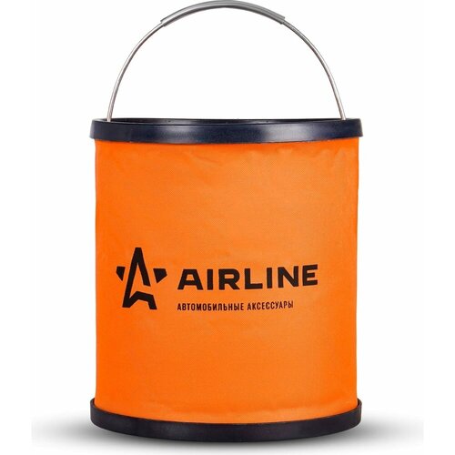 Компактное оранжевое ведро-трансформер 11л Airline AB-O-02