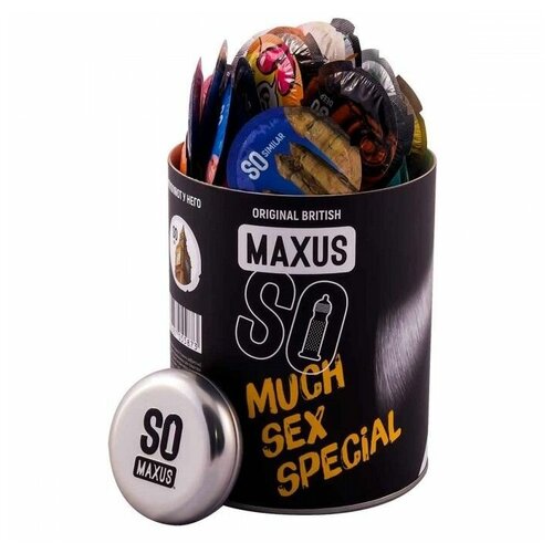 Презервативы Maxus Текстурированные презервативы в кейсе MAXUS So Much Sex - 100 шт.