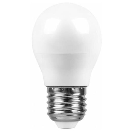 Лампа светодиодная LED 13вт Е27 белый матовый шар (SBG4513) | код 55161 | SAFFIT (50шт. в упак.)