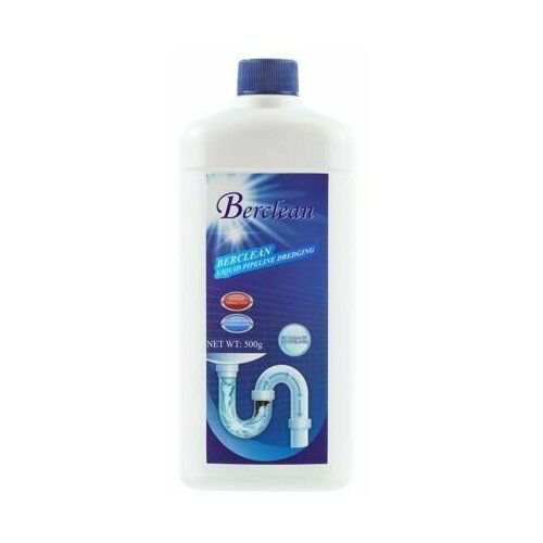 Greenleaf Berclean Дезинфицирующее, антибактериальное, чистящее средство для прочистки/чистки раковины, ванны, труб, туалета, унитаза, писсуара, 500 гр./уп.