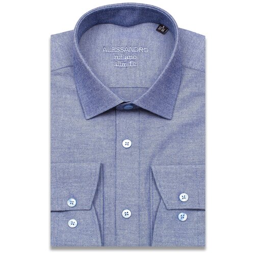 Рубашка ALESSANDRO MILANO, размер (52)XL, синий