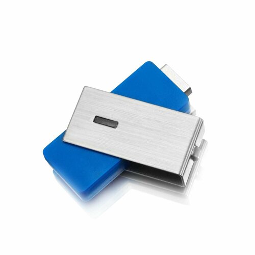 Флешка Hasp, 128 МB, синяя, USB 2.0, арт. F12 10шт