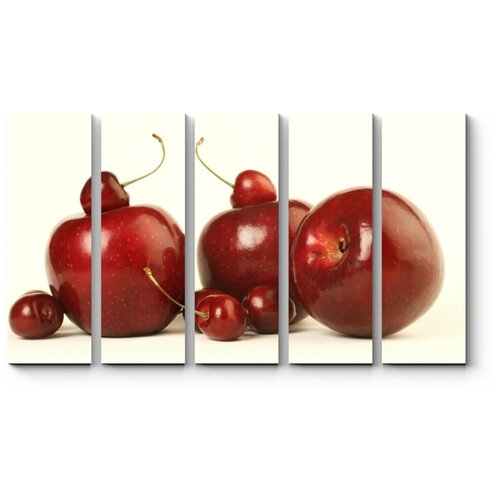 Модульная картина Вишнево-яблочное настроение 110x66