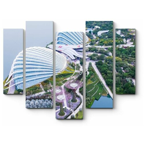 Модульная картина Невероятно красивый Сингапур 111x90