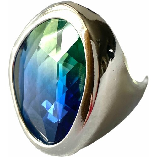 Кольцо Florento, кристалл, размер 17, серебряный