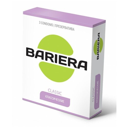 Классические презервативы Bariera Classic - 3 шт. (цвет не указан)