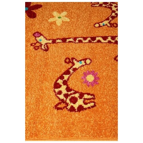 Ковер Agnella детский FUNKY GIRAFFE apricot, оранжевый, 1.33 х 1.8 м