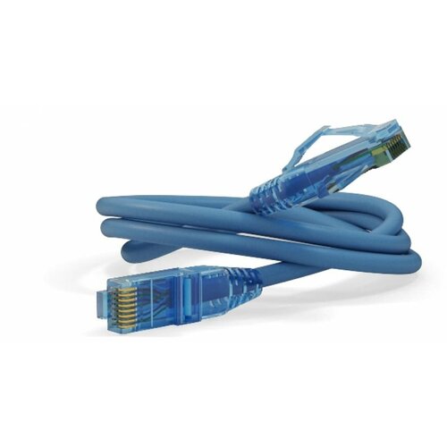 Кабель витая пара патч-корд Hyperline PC-LPM-UTP-RJ45-RJ45-C6-5M-LSZH-BL 5.0m