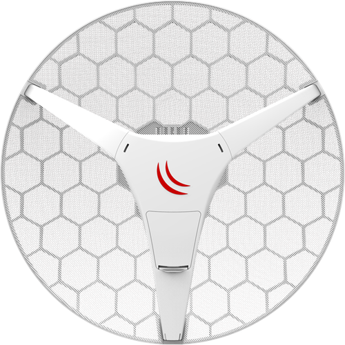 MikroTik LHG 60G (60GHz antenna, 802.11ad wireless, four core 716MHz CPU, 256MB RAM, 1x Gigabit LAN, RouterOS L3, POE, PSU) for use as CPE in Point -t