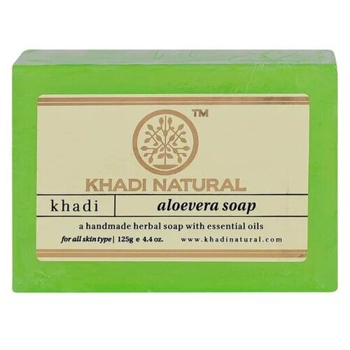 Мыло Кхади Алоэ Вера (Khadi Aloevera soap) 125г