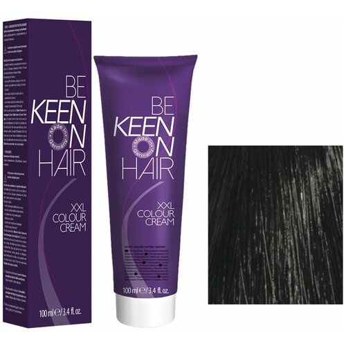 KEEN Be Keen on Hair крем-краска для волос XXL Colour Cream, 1.0 schwarz