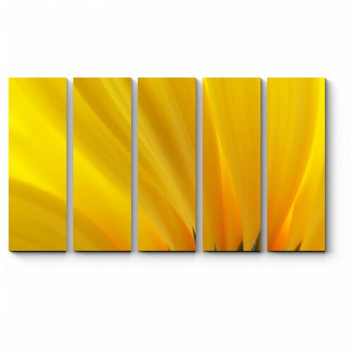 Модульная картина Желтые лепестки 160x96