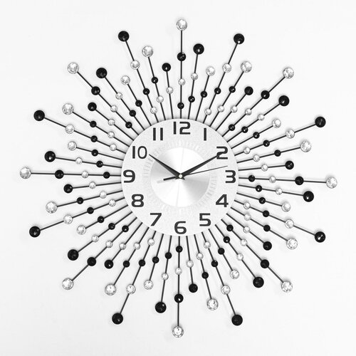 Часы настенные, серия: Ажур, "Оттерберг", плавный ход, d-59 см, циферблат 22 см