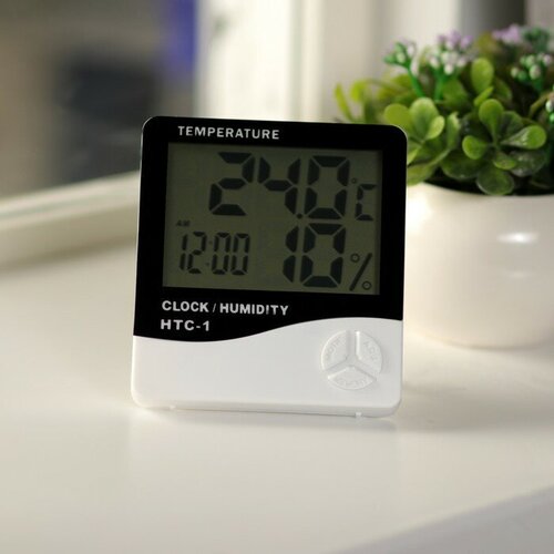 Luazon Home Термометр LuazON LTR-14, электронный, датчик температуры, датчик влажности, белый