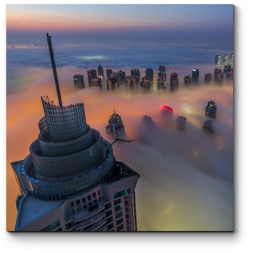 Модульная картина Выше дубайского тумана 20x20