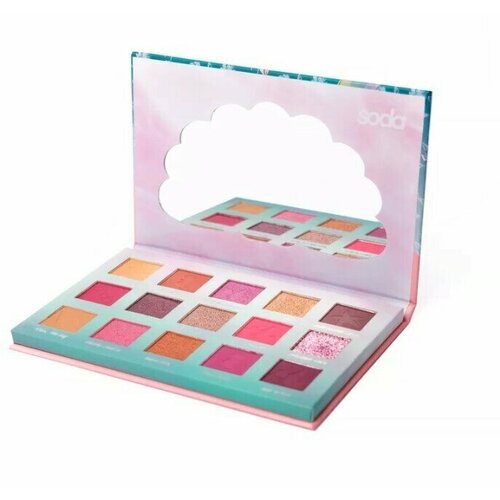 SODA Палетка теней KISS THE GIRL EYESHADOW PALETTE #exploretheocean