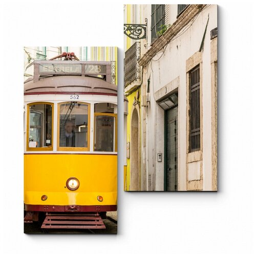 Модульная картина Лиссабонский трамвай 40x50