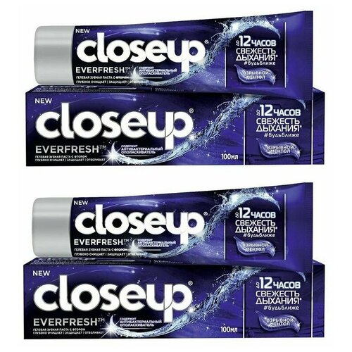 CloseUp Зубная паста взрывной ментол 100мл,2 шт