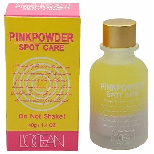 L’ocean Розовая пудра с сывороткой для проблемной кожи / Eclaire Pink Powder, 40 г
