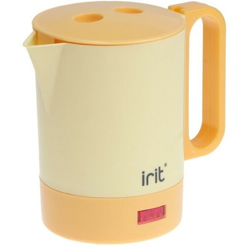 IRIT Чайник электрический Irit IR-1603, пластик, 0.5 л, 400 Вт, оранжевый