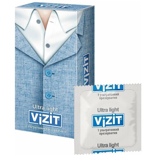 ViZiT / Презервативы Ultra light Ультратонкие 12шт 2 уп