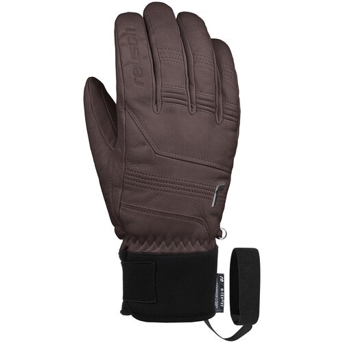 Варежки Reusch, размер inch дюйм:9,5, коричневый, черный