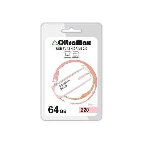 USB флэш-накопитель (OLTRAMAX OM-64GB-220-розовый)