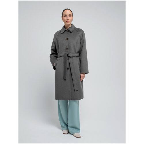 Пальто  Pompa, размер 48, серый
