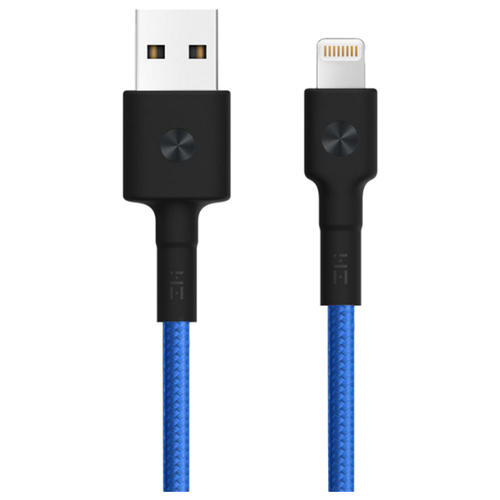 Кабель ZMI MFI USB - Lightning (AL803), 1 м, синий