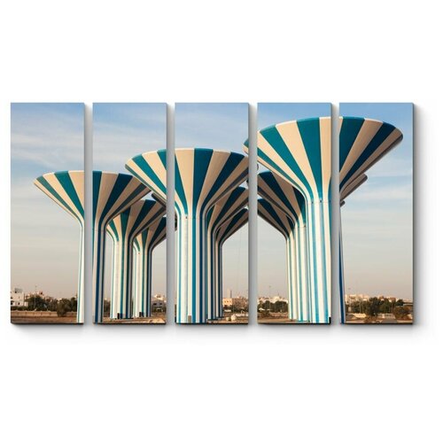 Модульная картина Башни Кувейта150x90