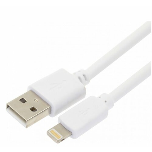 Дата-кабель USB-Lightning, 3.0 м, белый