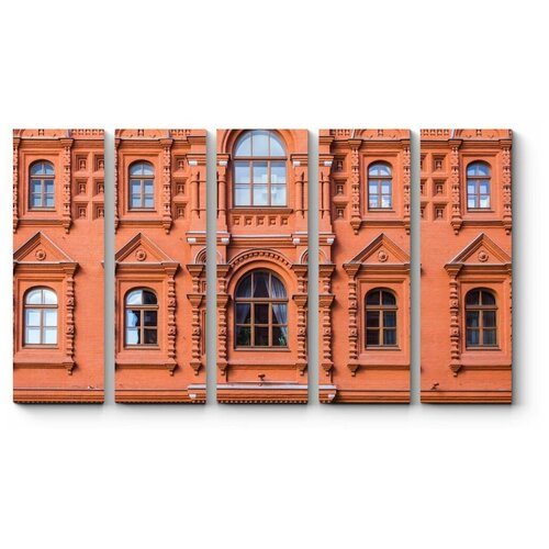 Модульная картина Классический фасад в русском стиле90x54