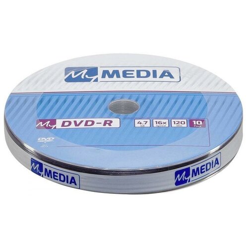 Диск DVD-R MyMedia 4.7Gb 16x Pack wrap (10шт) (69205)