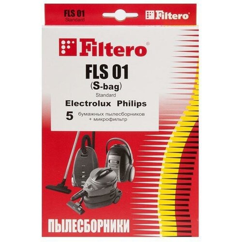 Мешки для пылесосов Electrolux, Philips, AEG, Bork, Filtero FLS 01 (S-bag) Standard, (5 штук), FLS 01