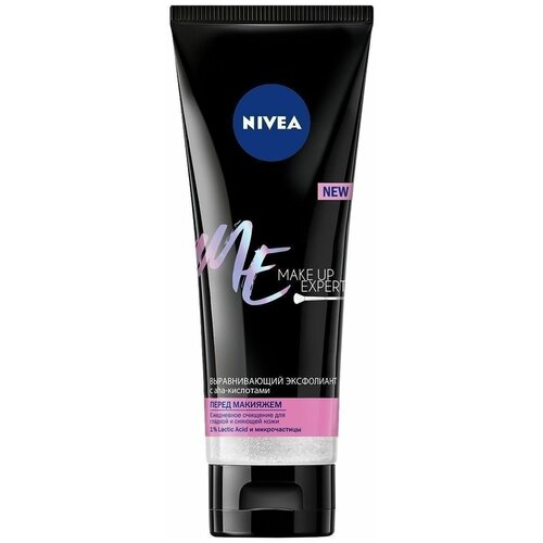 Пилинг Nivea Make-up Expert Выравнивающий эксфолиант для лица с aha-кислотами (перед макияжем) 125 мл.