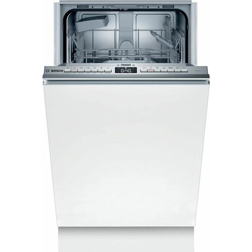 Встраиваемая посудомоечная машина Bosch SPV4EKX60E, узкая, 9 комплектов, 6 программ, защита от протечек, белая