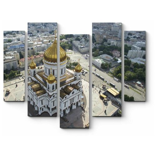 Модульная картина Священный Храм в сердце столицы131x106
